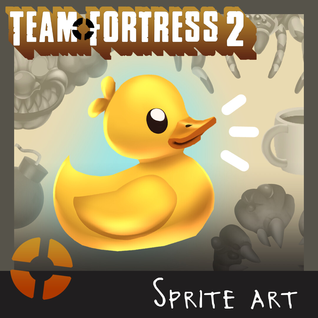 ArtStation - (Unusual) Sprites/props for Team Fortress 2 (some animated)