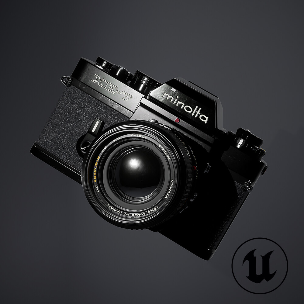 ArtStation - Vintage Camera Minolta
