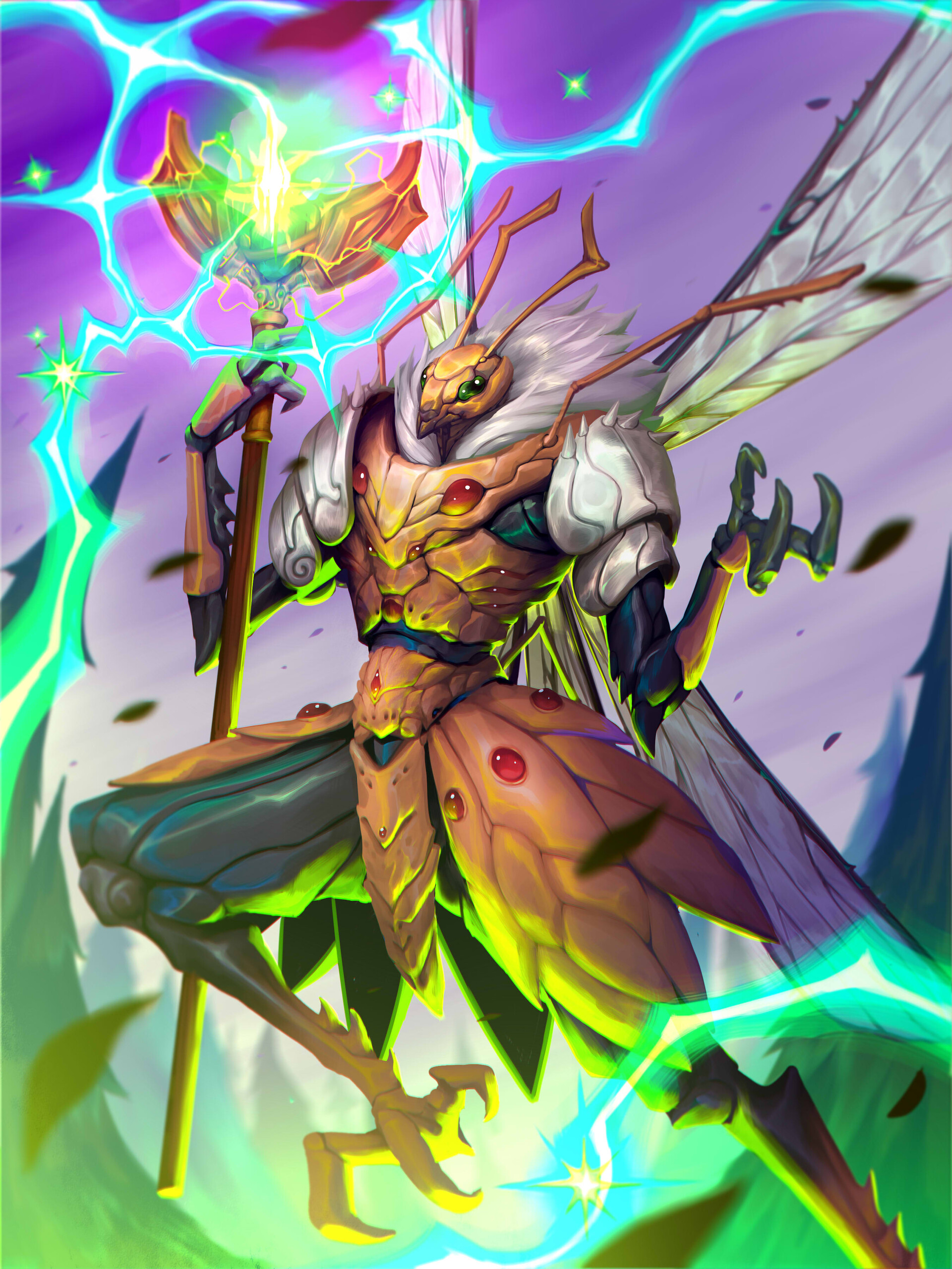 ArtStation - wasp caster!!!