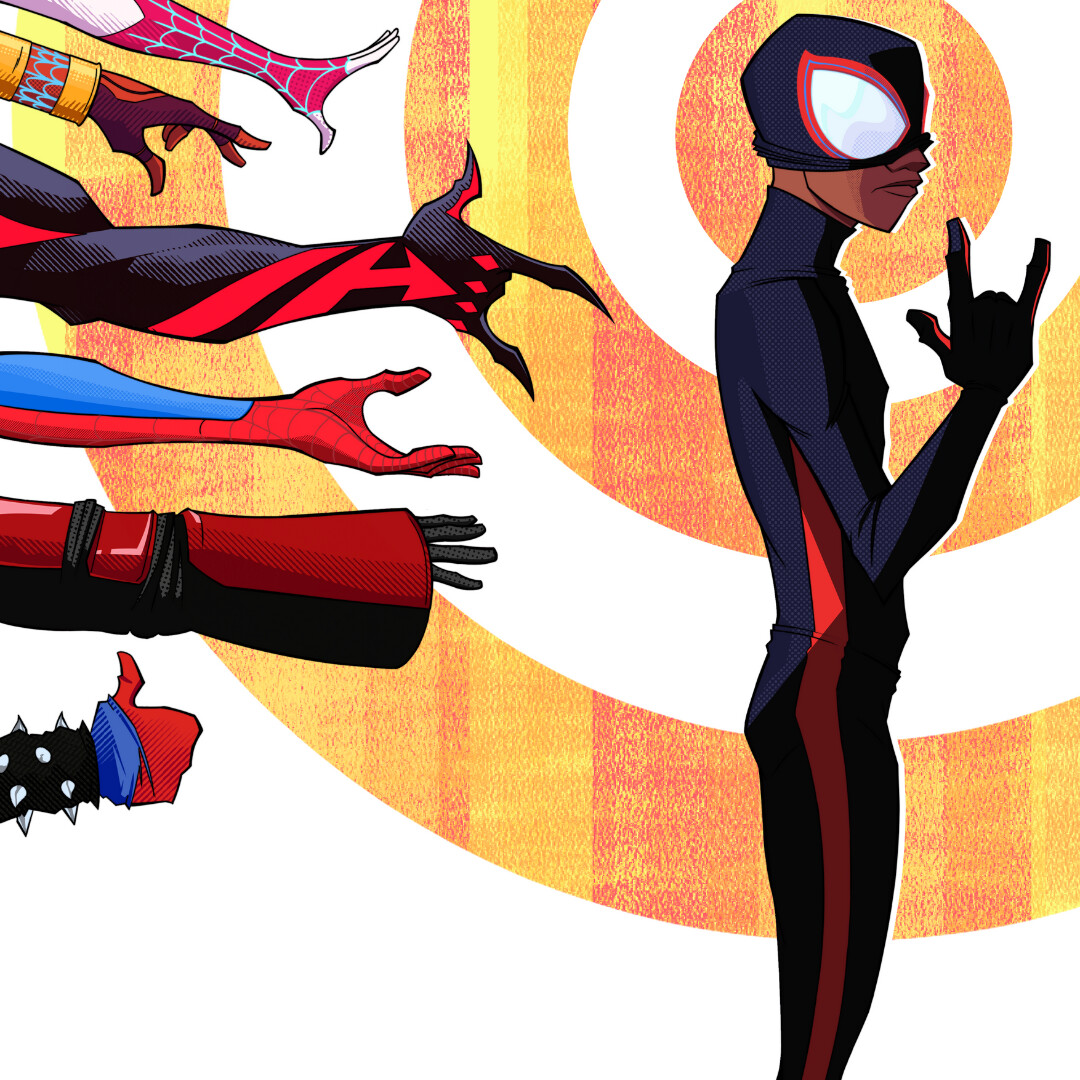 ArtStation - The Spider Target: Across the Spiderverse | Illustration
