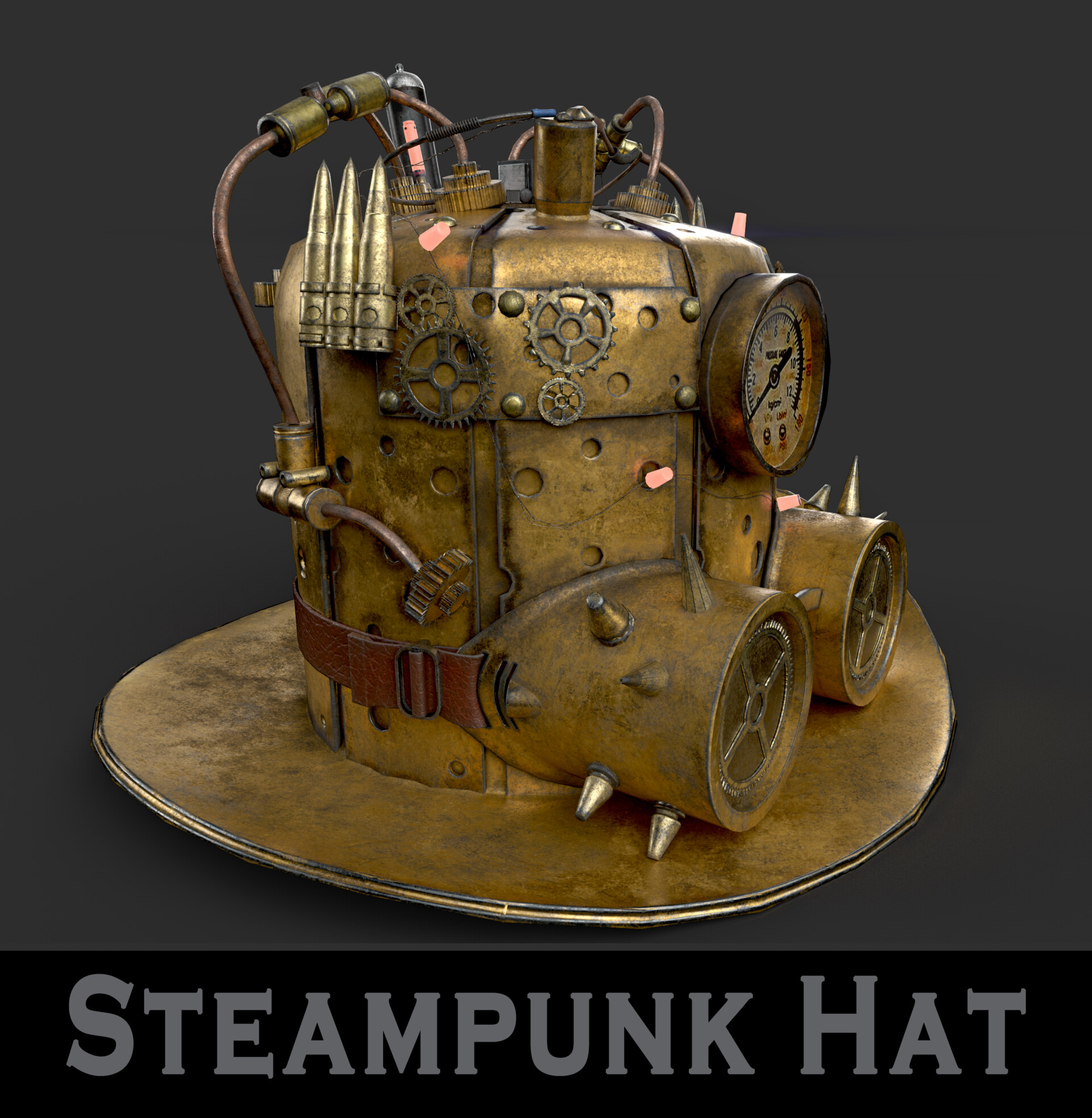 ArtStation - SteamPunk Hat