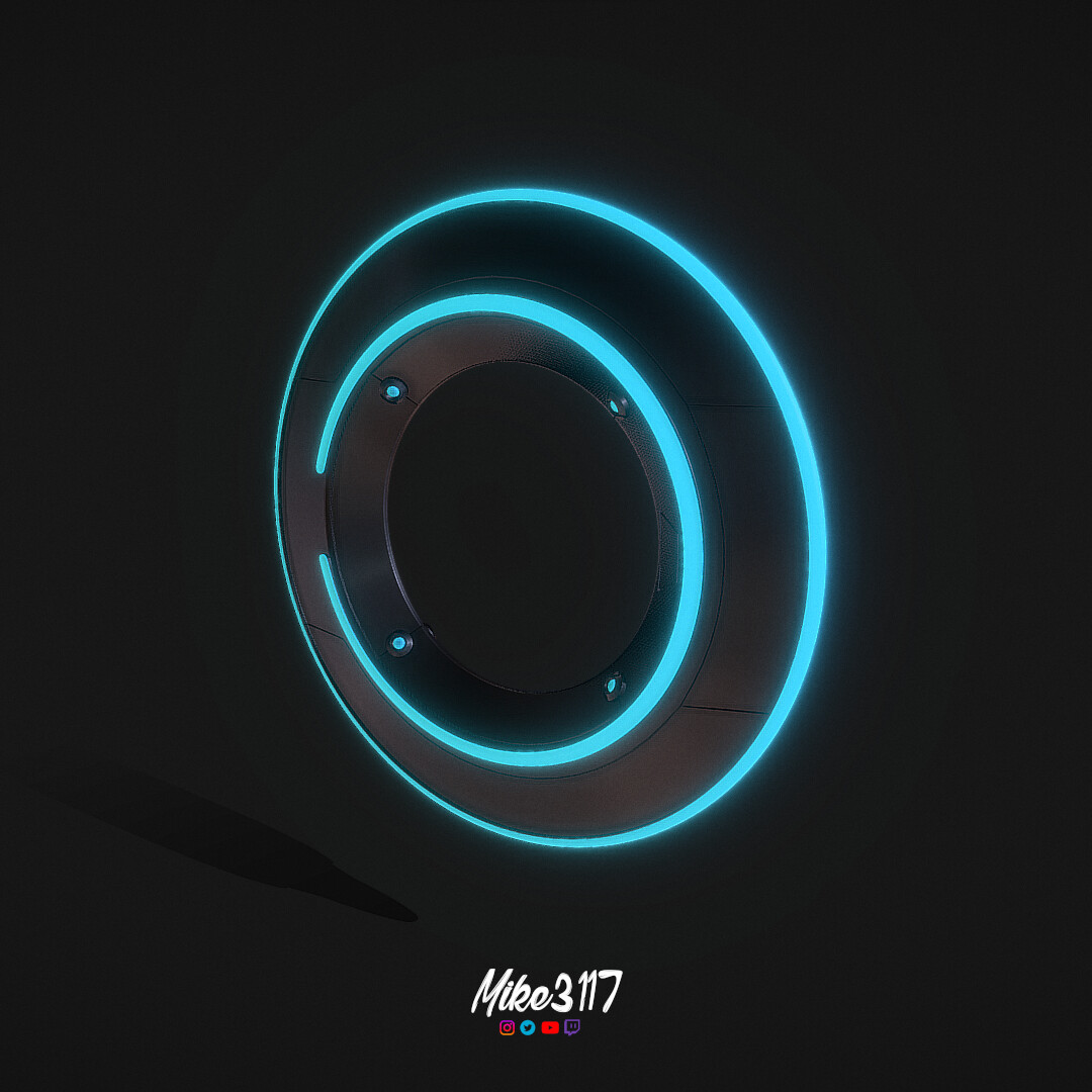 ArtStation - Disc TRON 3D Model