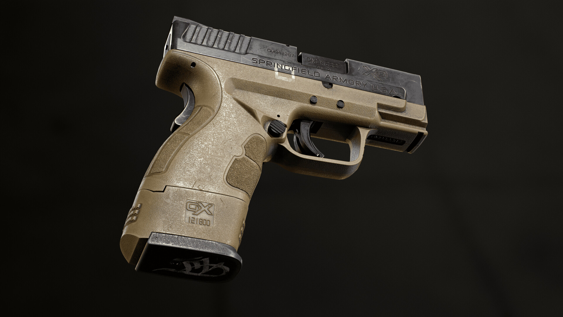 ArtStation - Springfield pistol