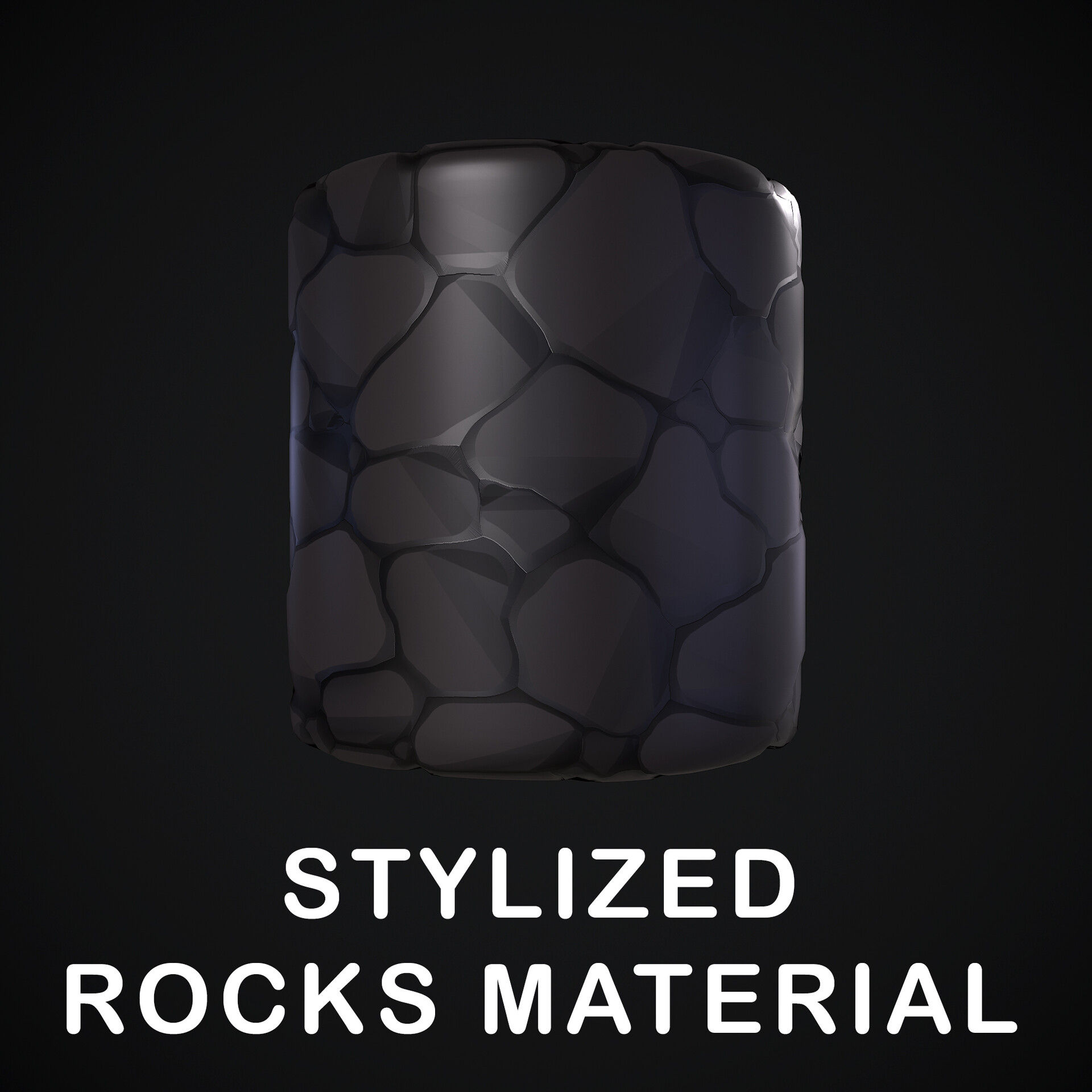 ArtStation - Stylized Rocks Material