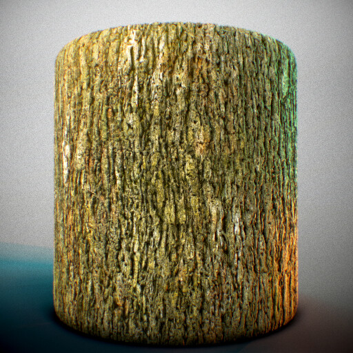 ArtStation - Oak Bark Material