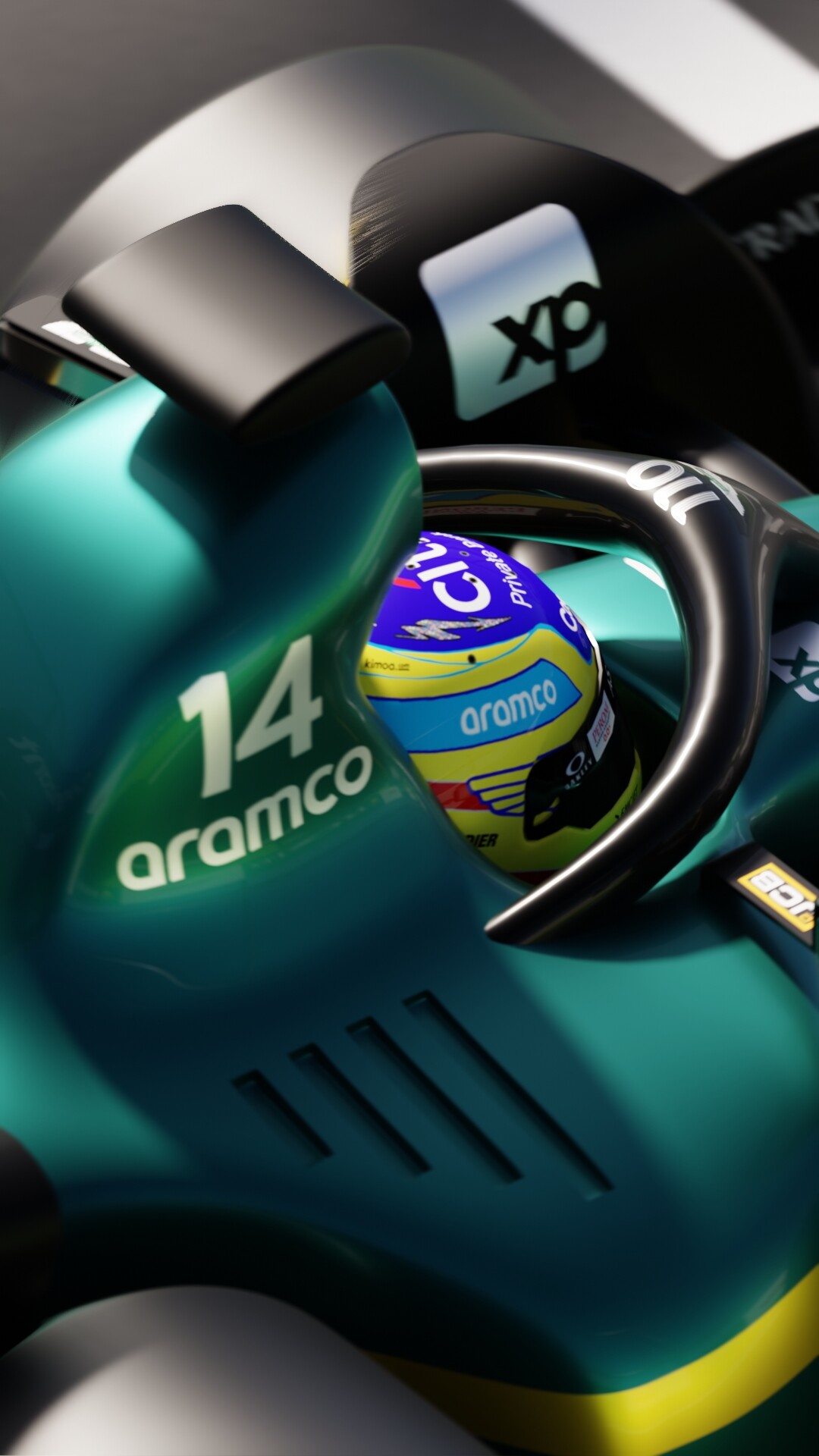 ArtStation - 🏁 Formula One Tooned - Fernando Alonso & Aston Martin F1 Team