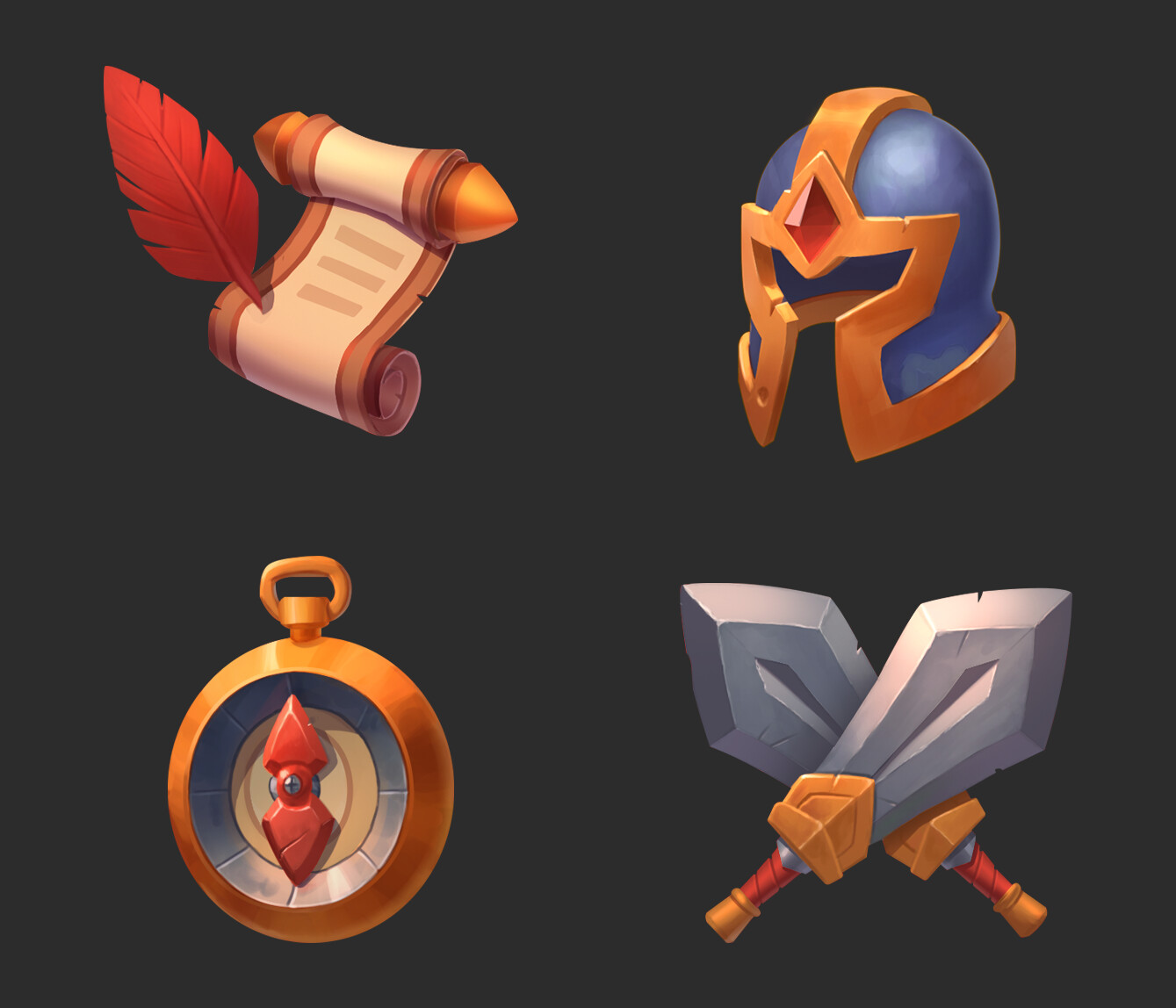 ArtStation - Fantasy Icon pack #1