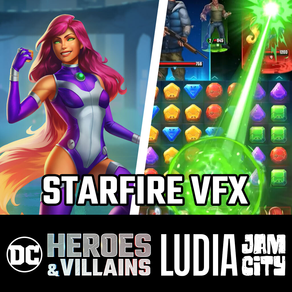 Michael Aspiros - DC Heroes and Villains - Starfire VFX