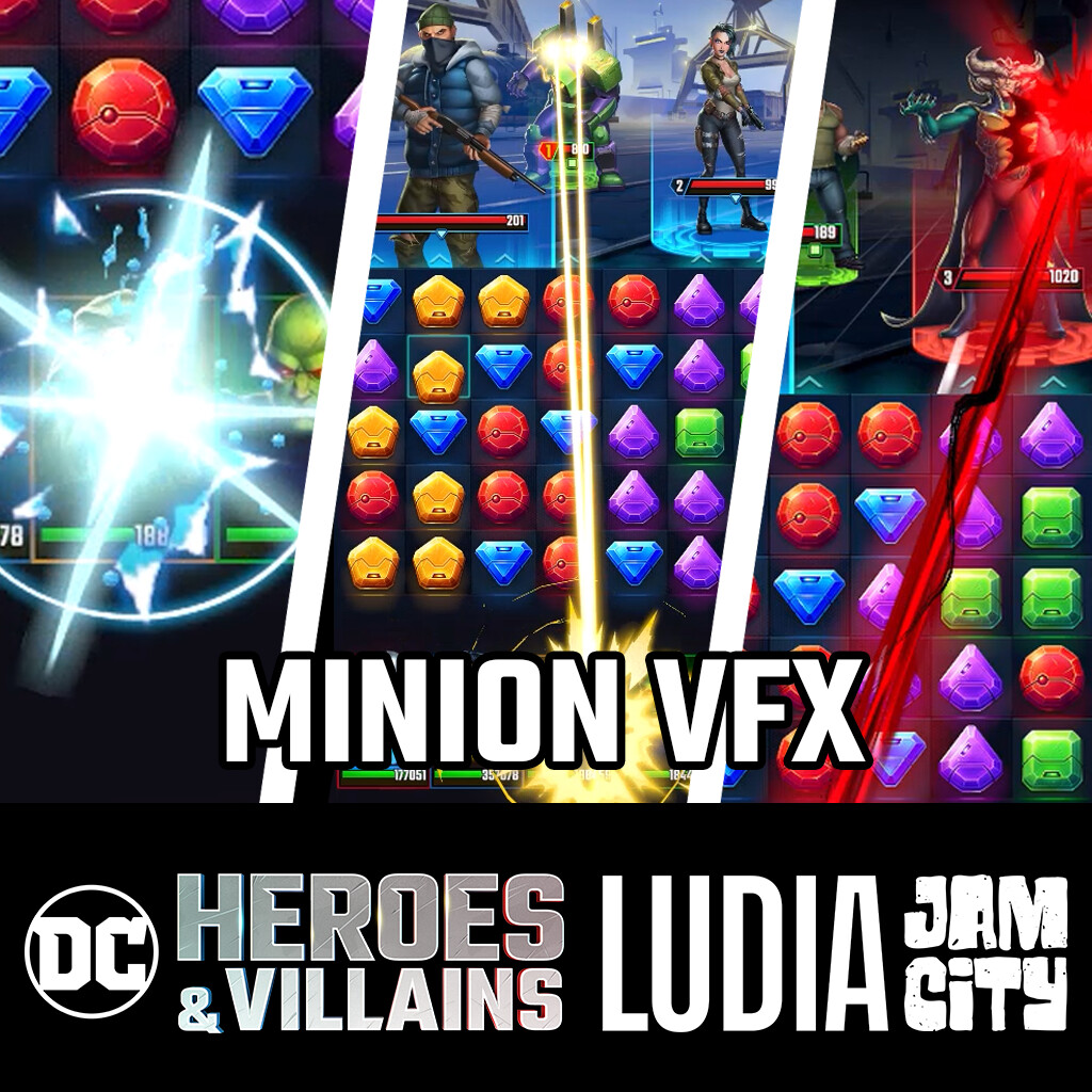 ArtStation - DC Heroes and Villains - Minion VFX