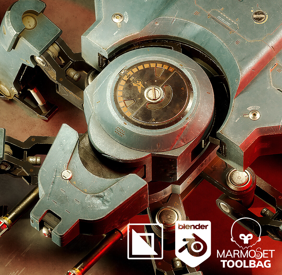 ArtStation - ANT MECH V.04 - M.I.L.O RAVEN CORP Game ready