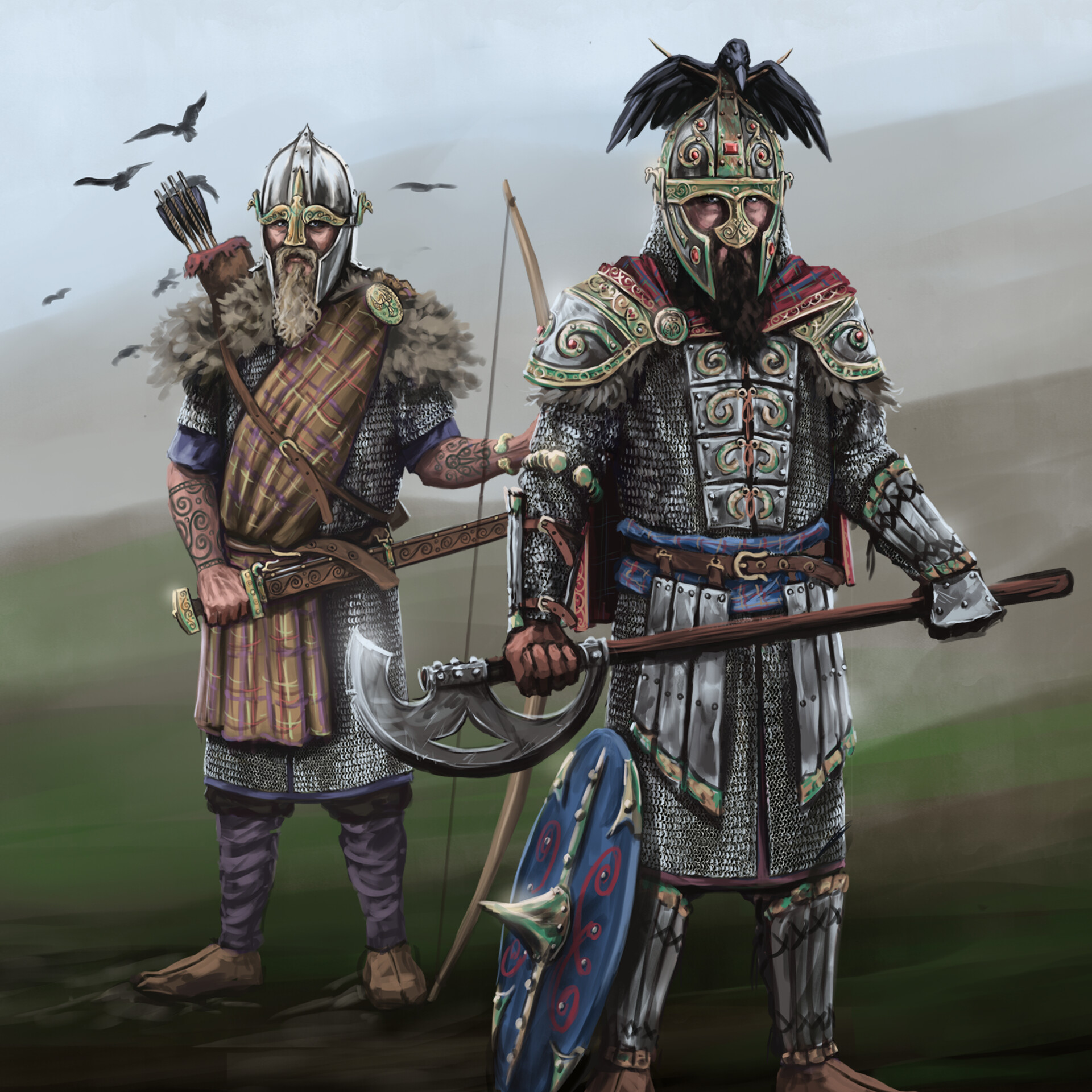 ArtStation - Warriors of Dunland