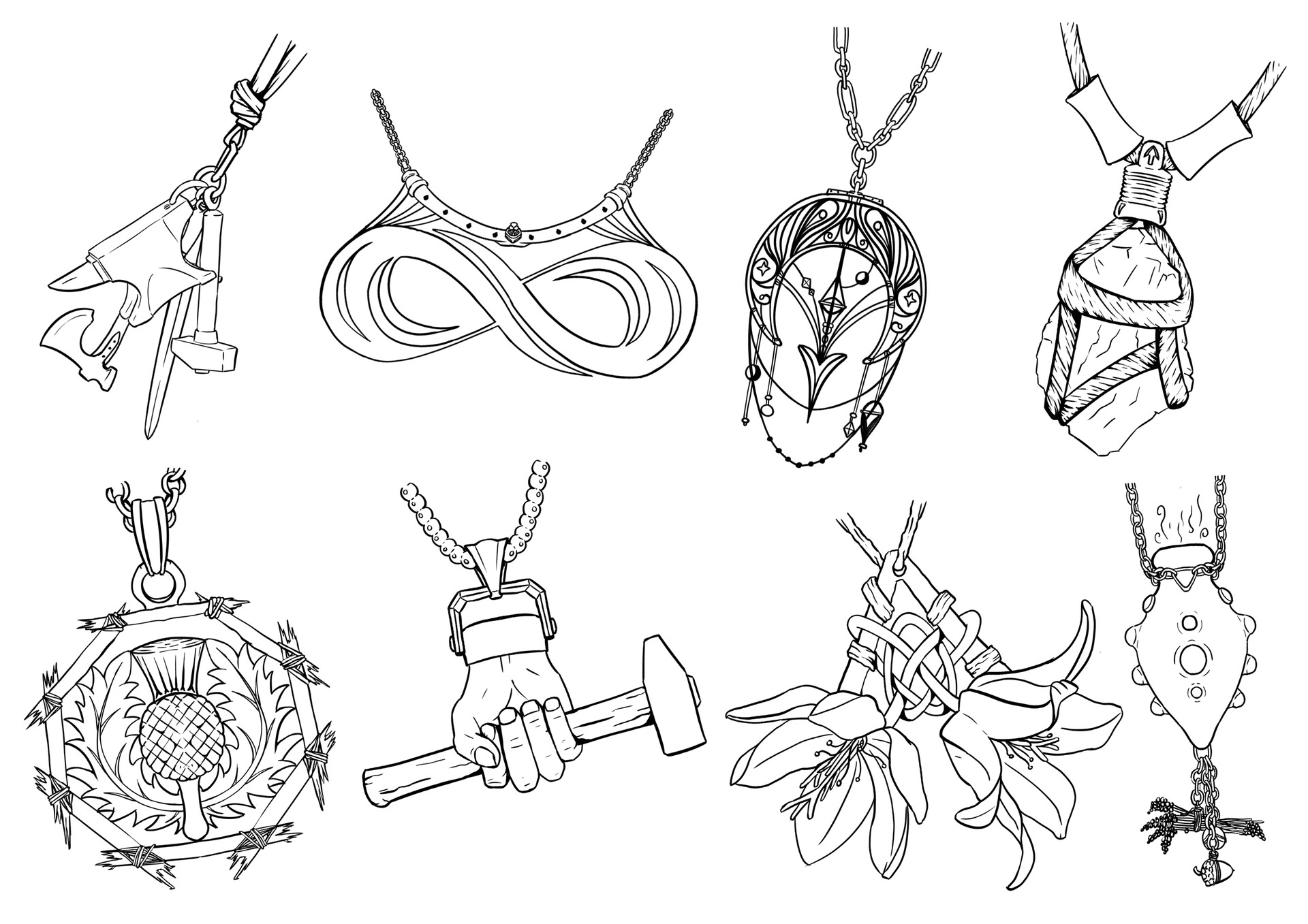 ArtStation - Fantasy Holy Symbols