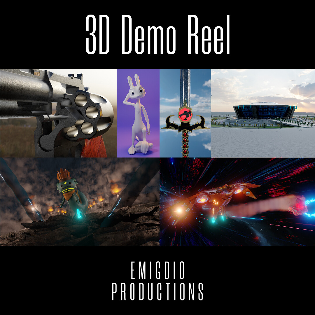 ArtStation - 3D Demo Reel 2023 / Emigdio Productions
