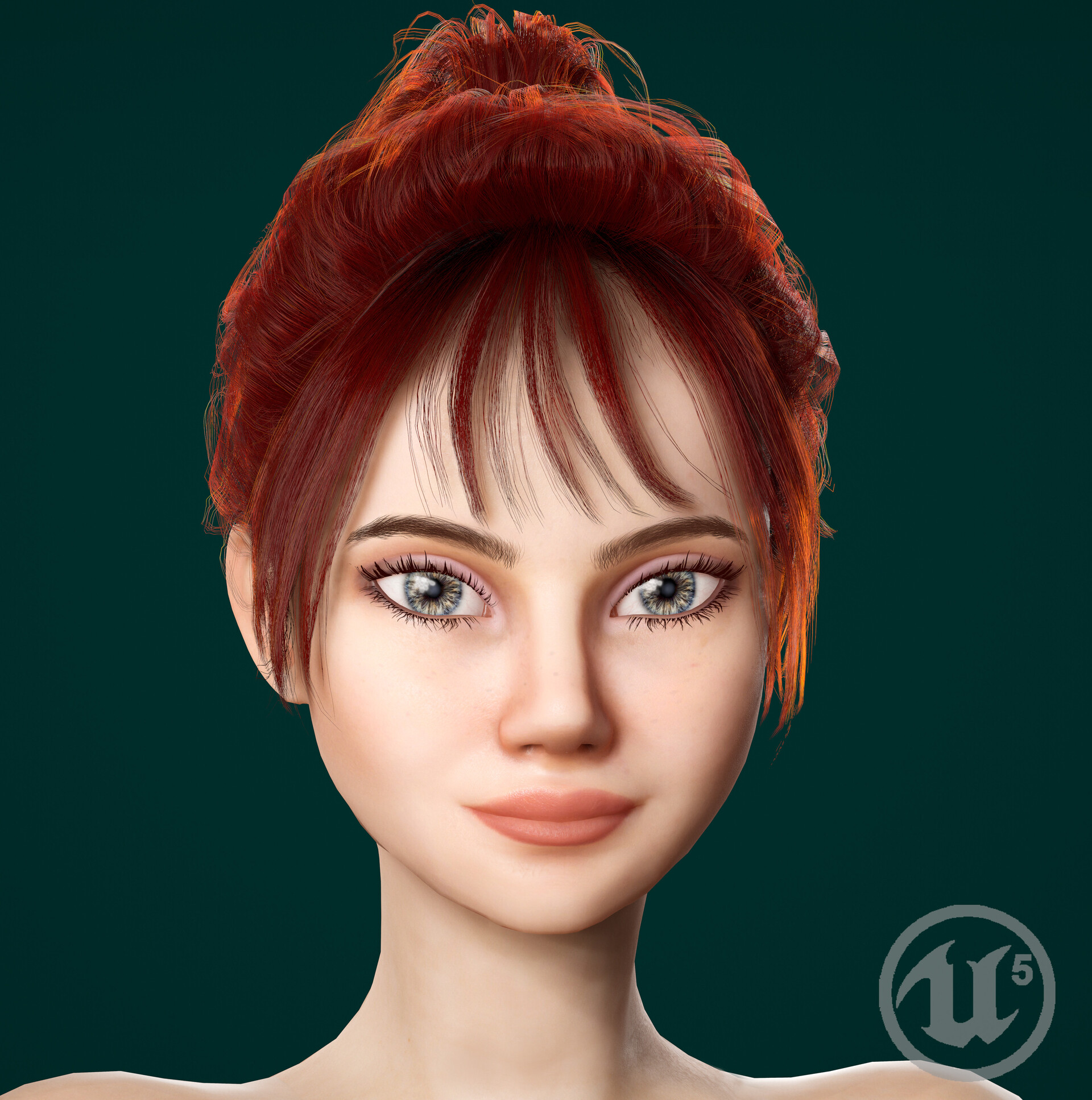 ArtStation - Hair for Game (UE5)