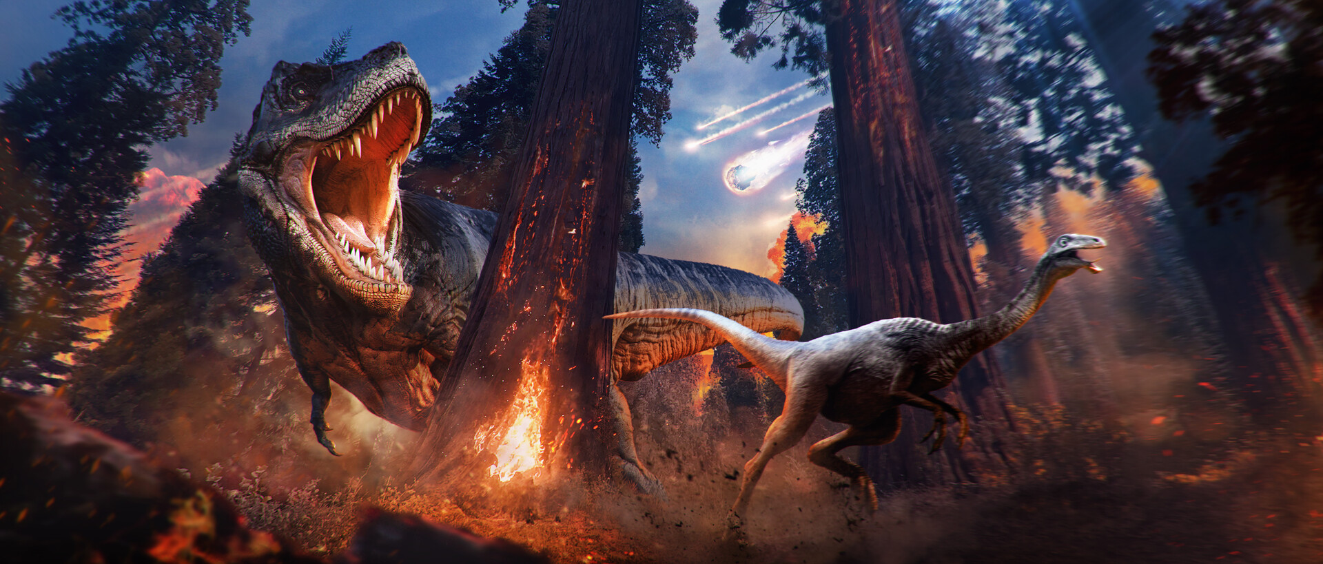 ArtStation - Dinosaur attack