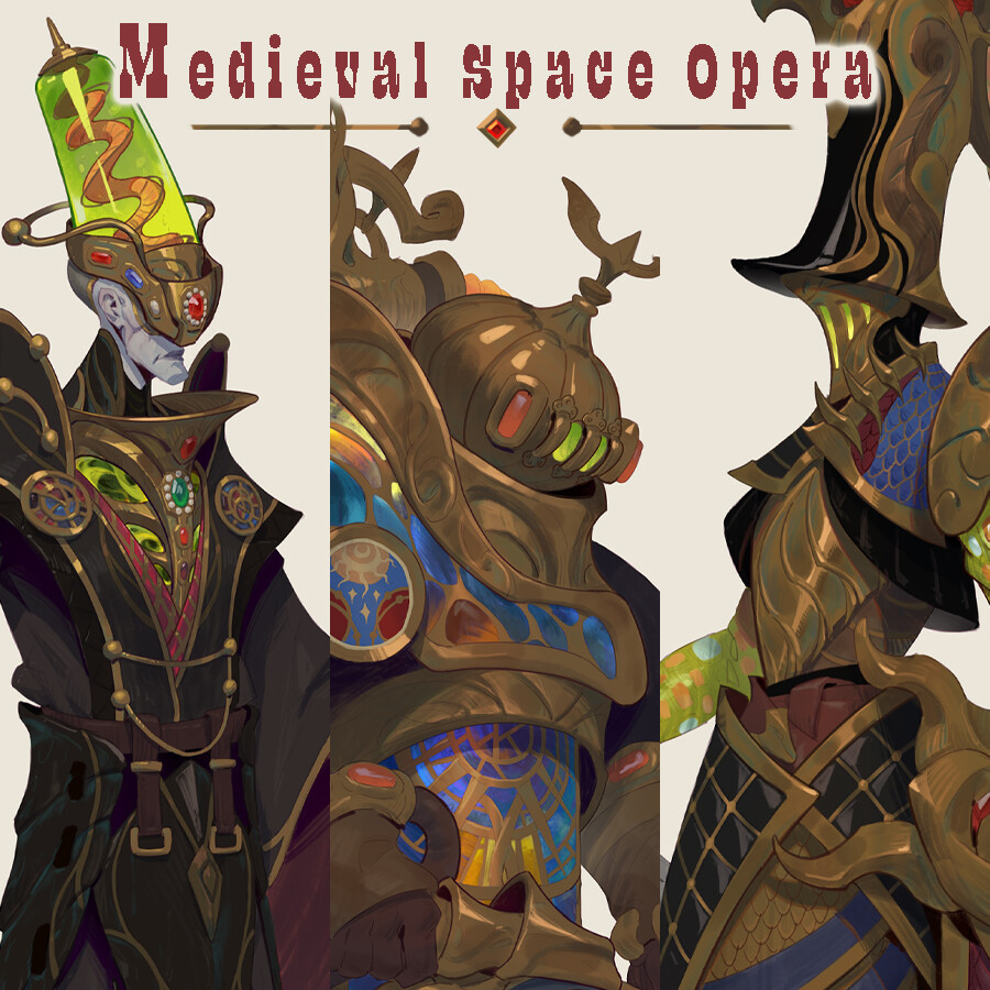 ArtStation - Medieval Space Opera - 中世纪太空歌剧
