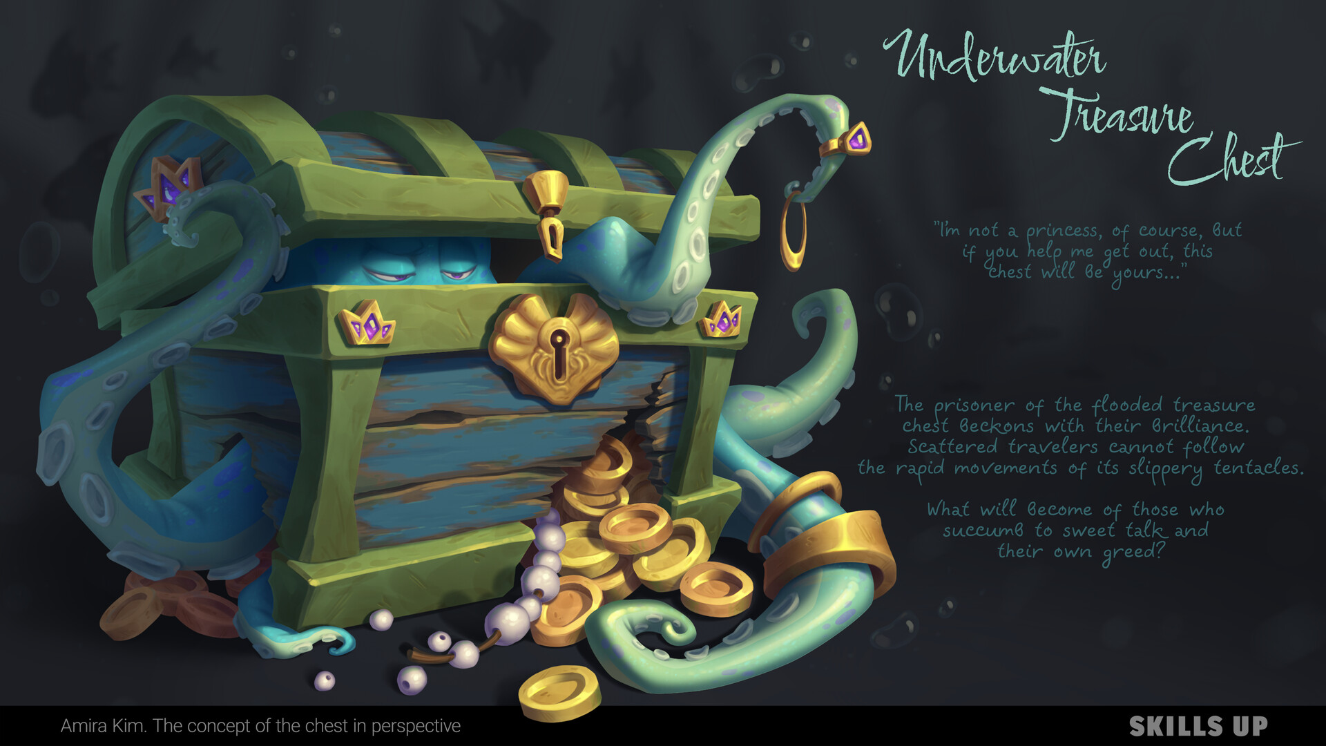 ArtStation - Underwater Theasure Chest