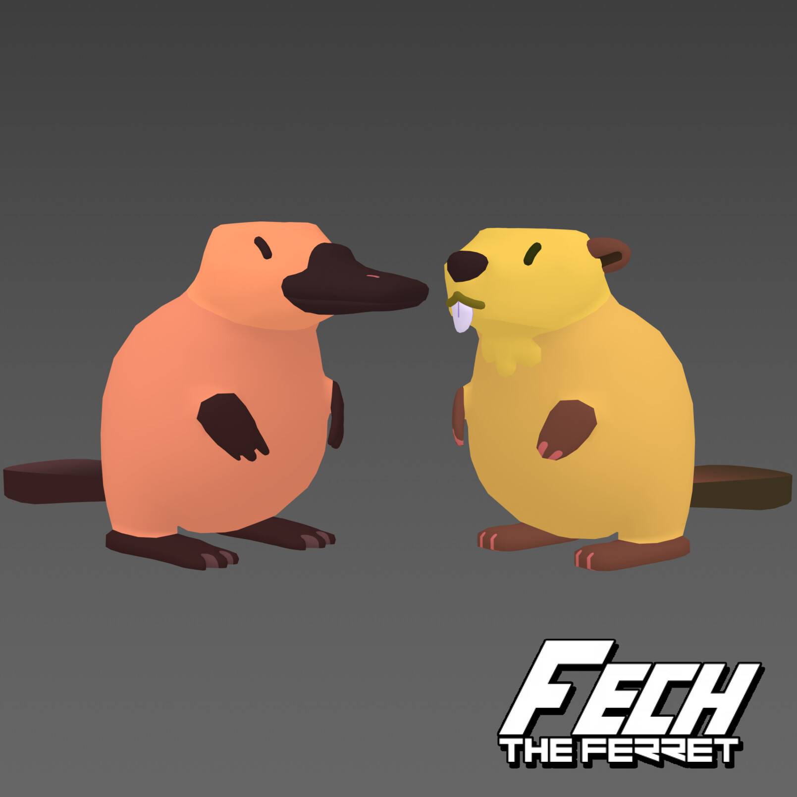 ArtStation - Fech the Ferret - Beaver & Platypus NPCs