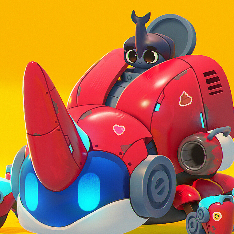 ArtStation - Super Mega Beetle Mecha 🐞🍃🤖