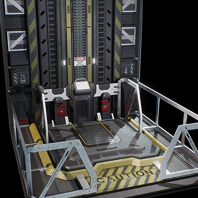 ArtStation - Sci-Fi Elevator