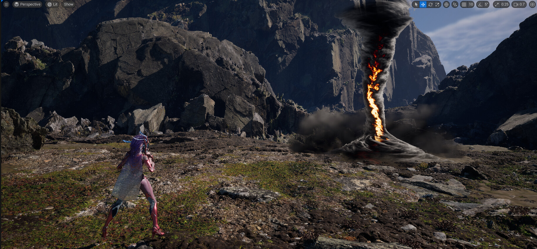 ArtStation - Fire Tornado - "Realistic" Version