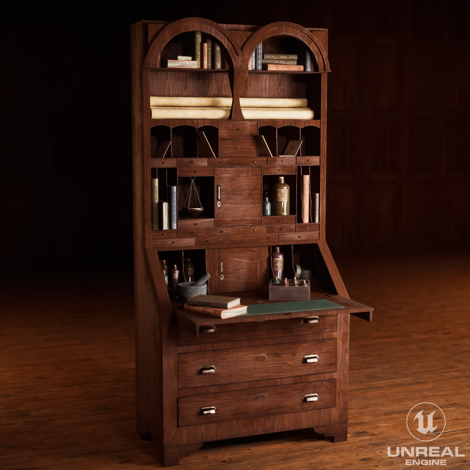 ArtStation - Victorian Desk