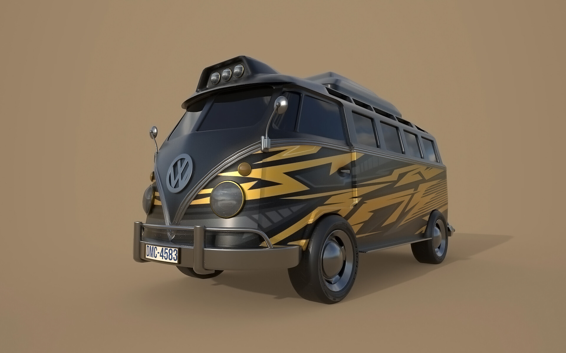 ArtStation - Volkswagen Minibus