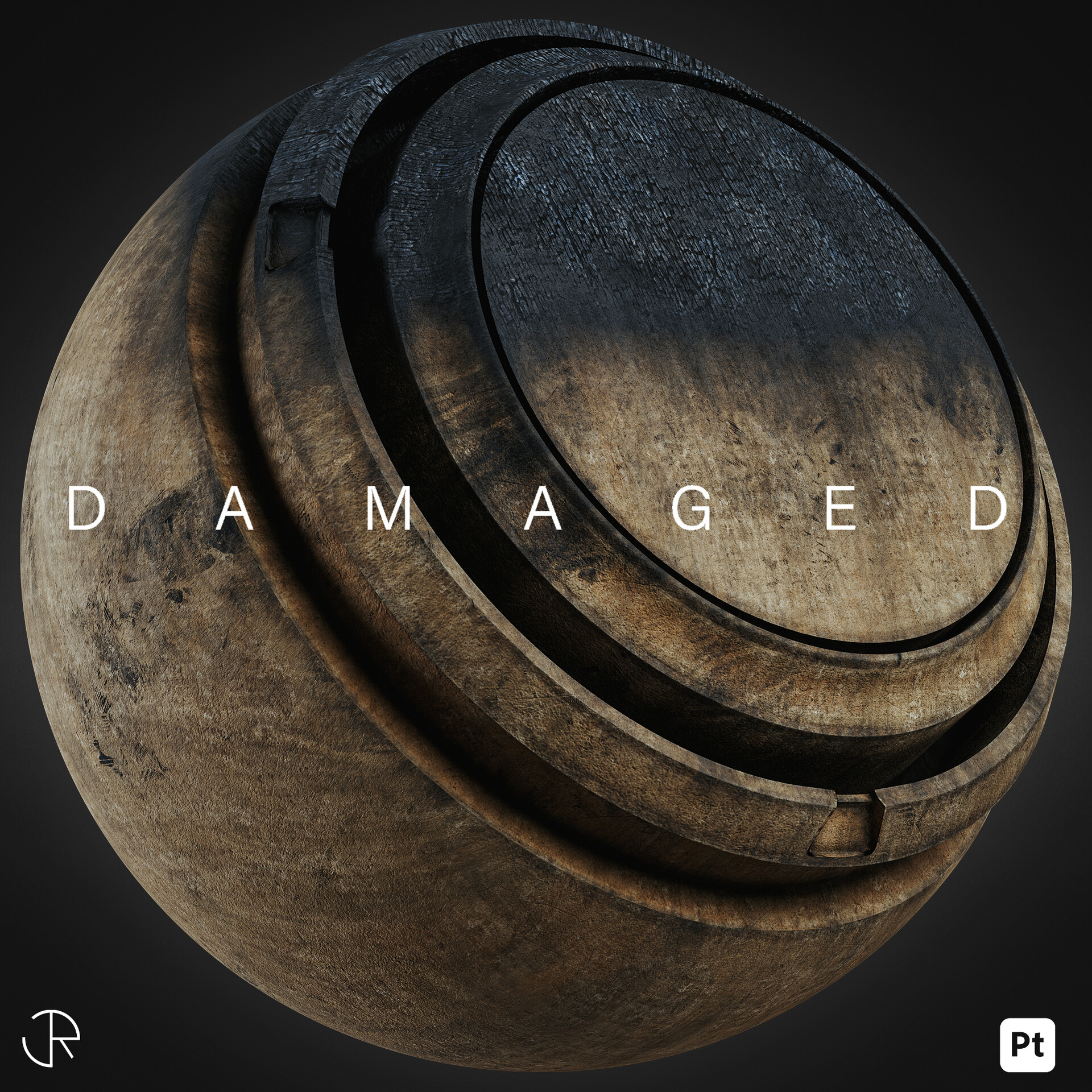 ArtStation - Wood Damaged Smart Materials for Substance 3d Painter