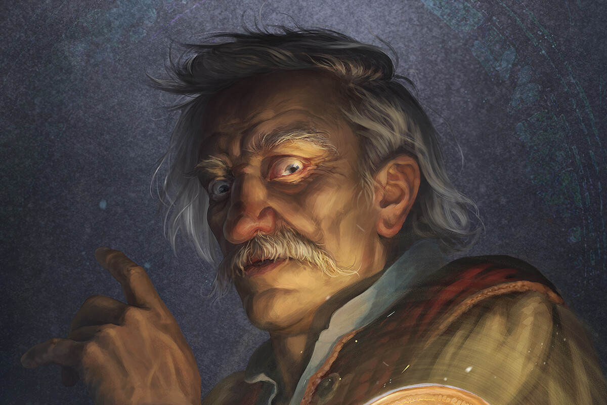 ArtStation - Pulling the strings - Gwent Card