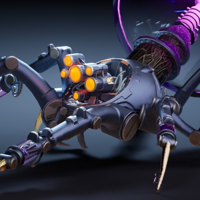 ArtStation - Mechanical Spider