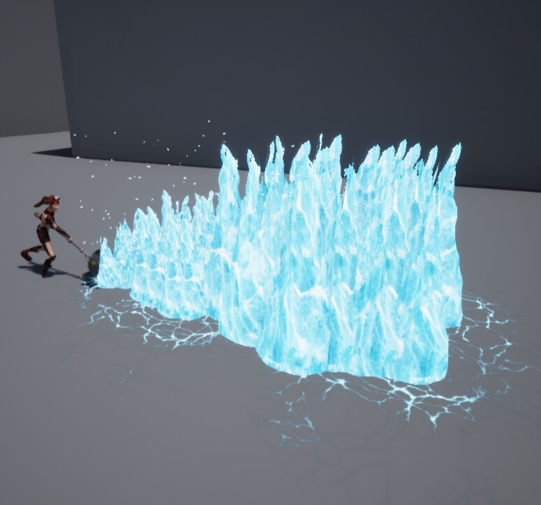 ArtStation - Frost attack VFX
