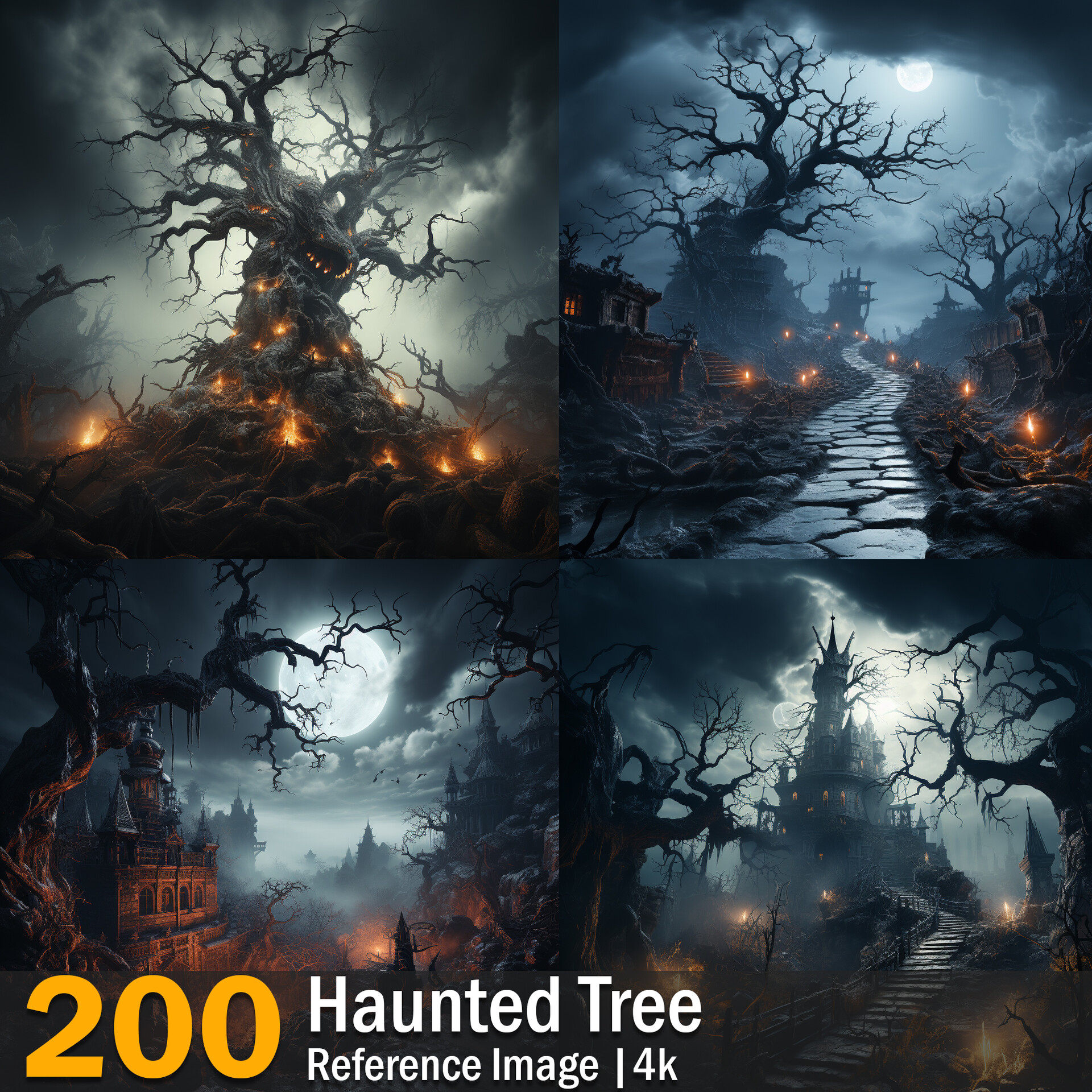 ArtStation - Haunted Tree | Reference Images | 4K