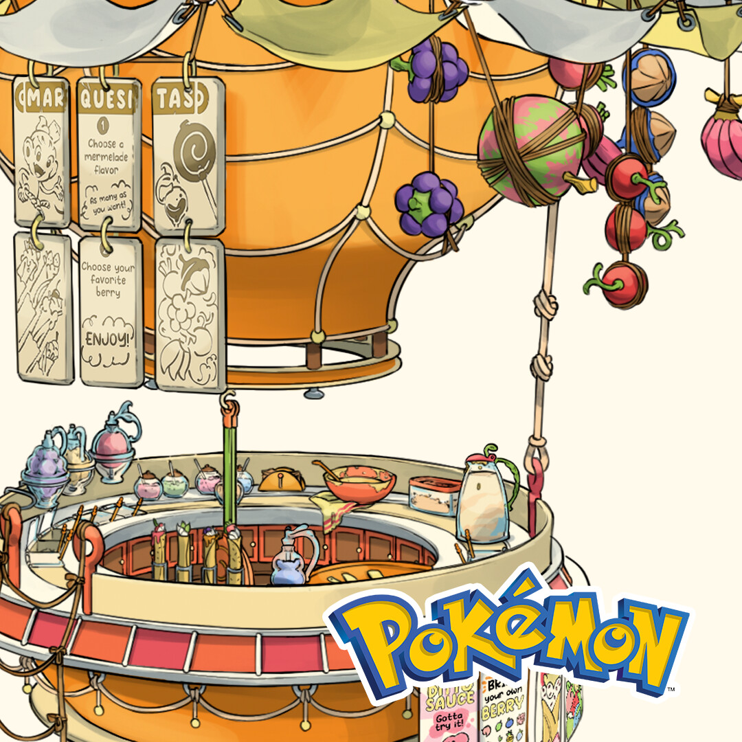 ArtStation - Pokemon Vehicle Design