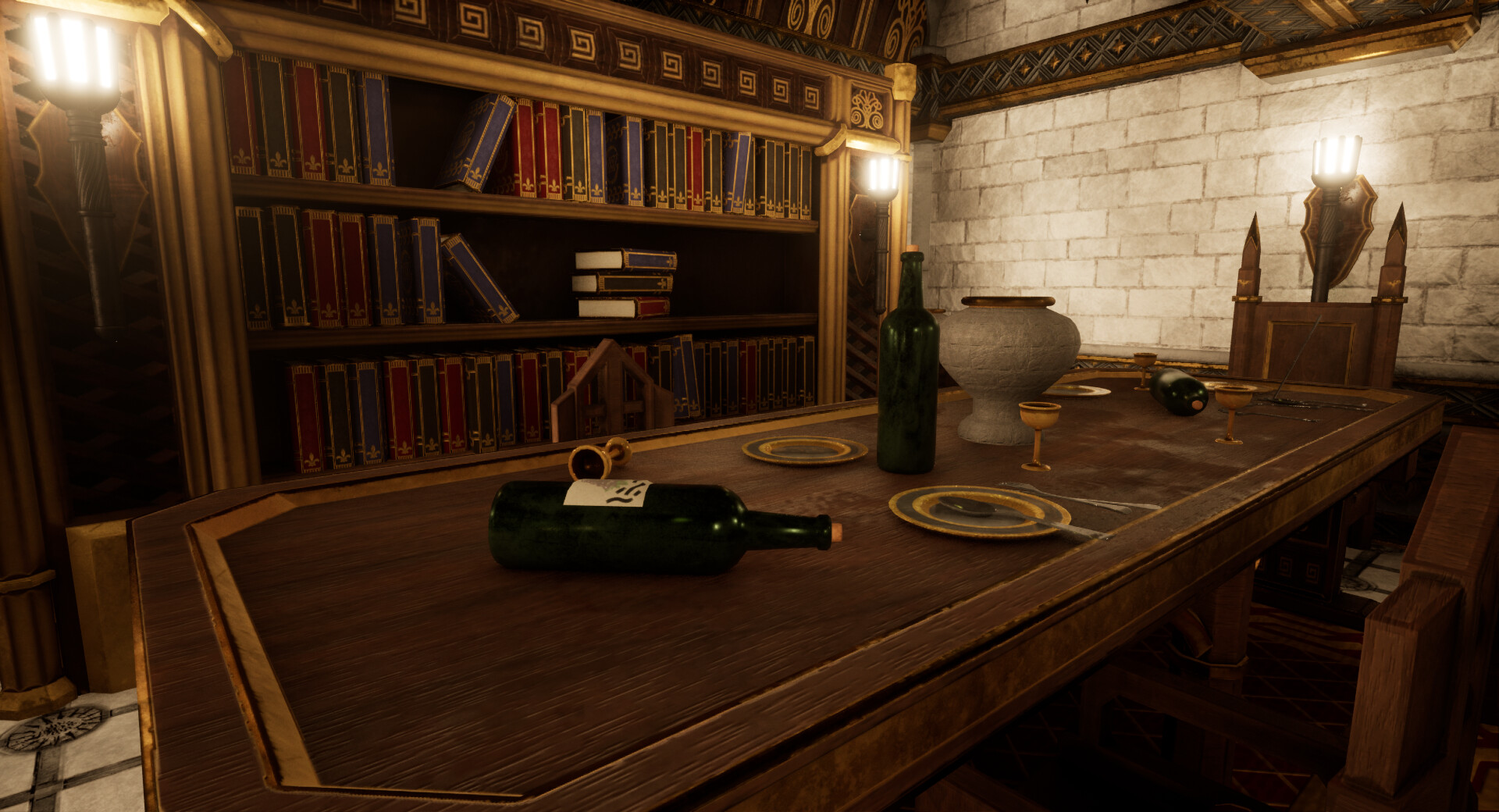 ArtStation - The Elven Outpost: Furniture and Large Assets