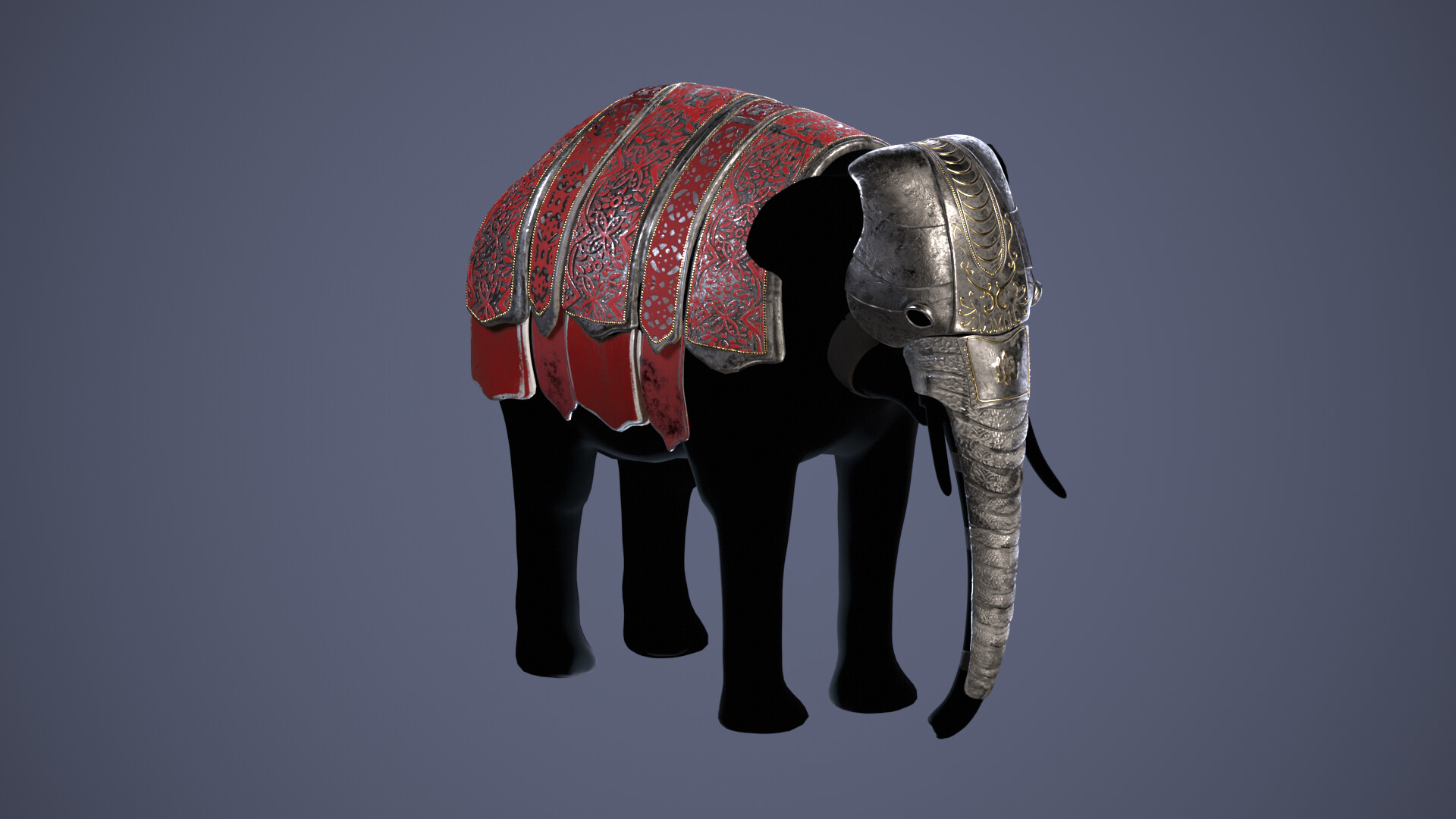 ArtStation - War Elephant Ornate Armor