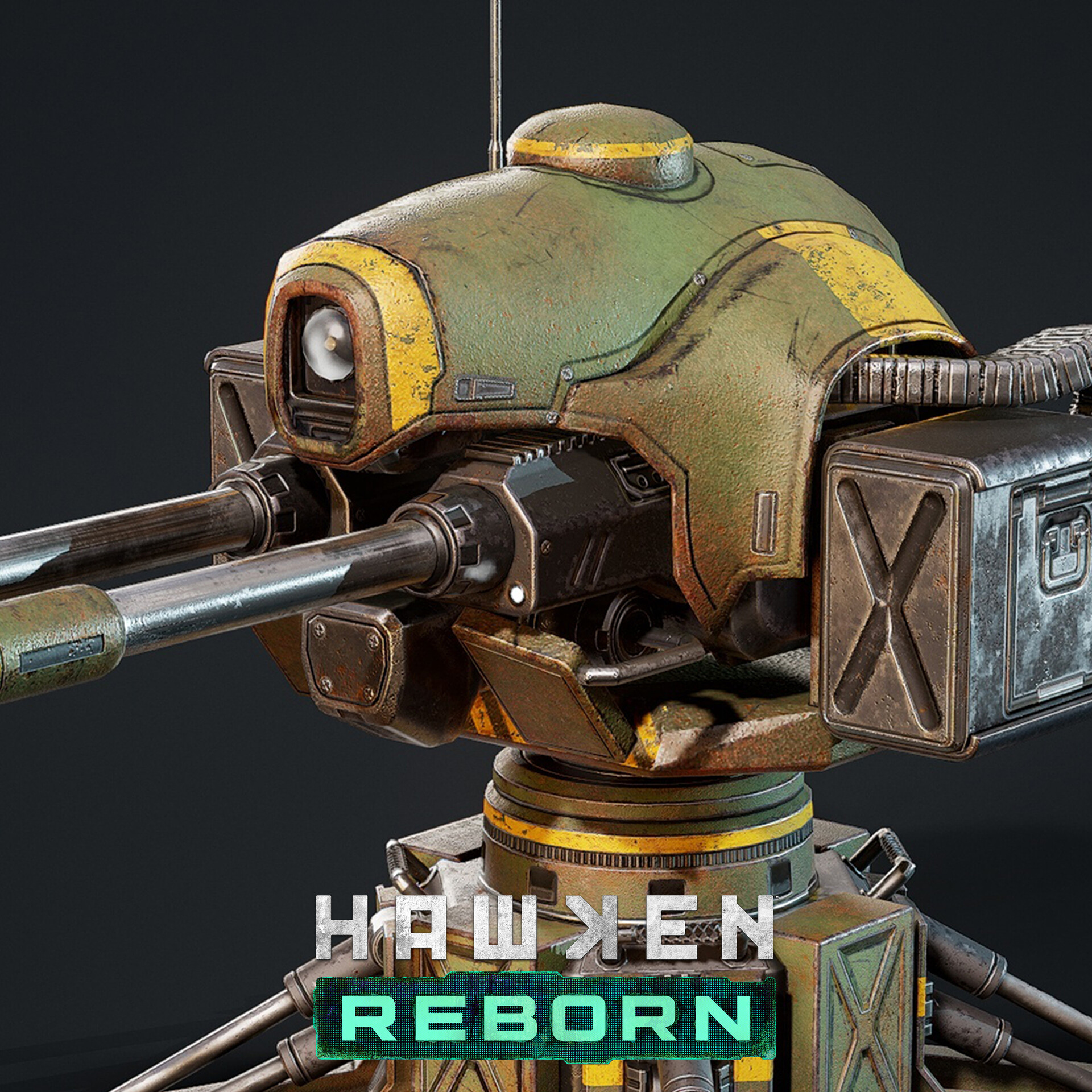 ArtStation - Hawken Reborn - Gun Turret