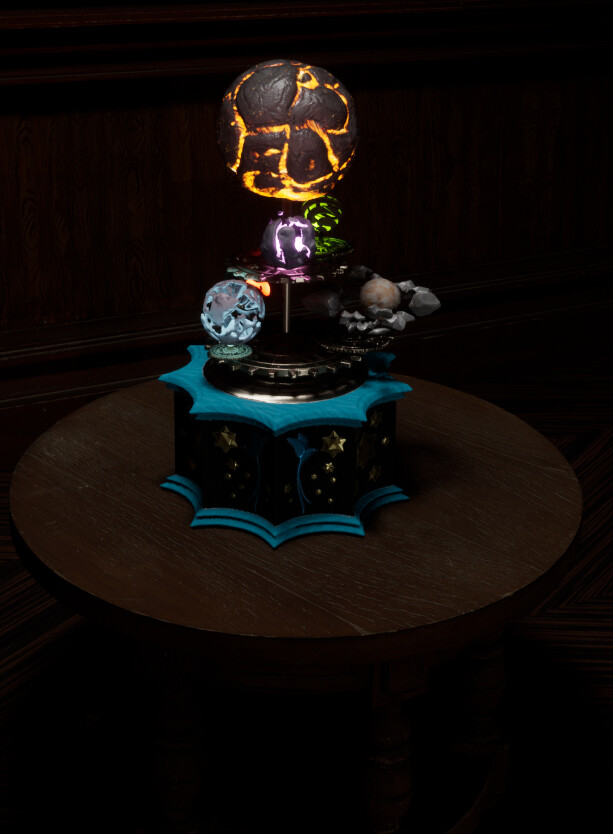 ArtStation - FFXIV Ultima-Thule Theme Toy Planaterium