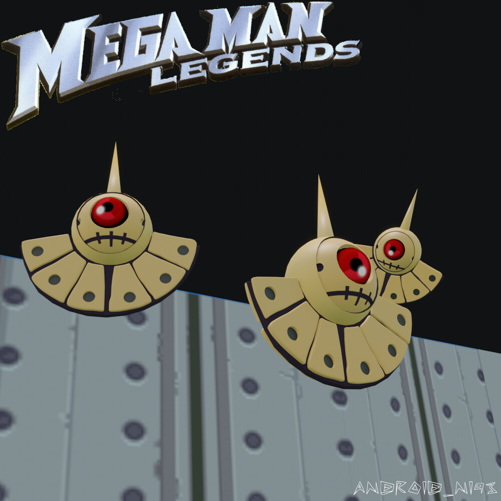 ArtStation - Mega Man Legends : [ Reaver Bot ] Foo-Roo ( Version 1 )