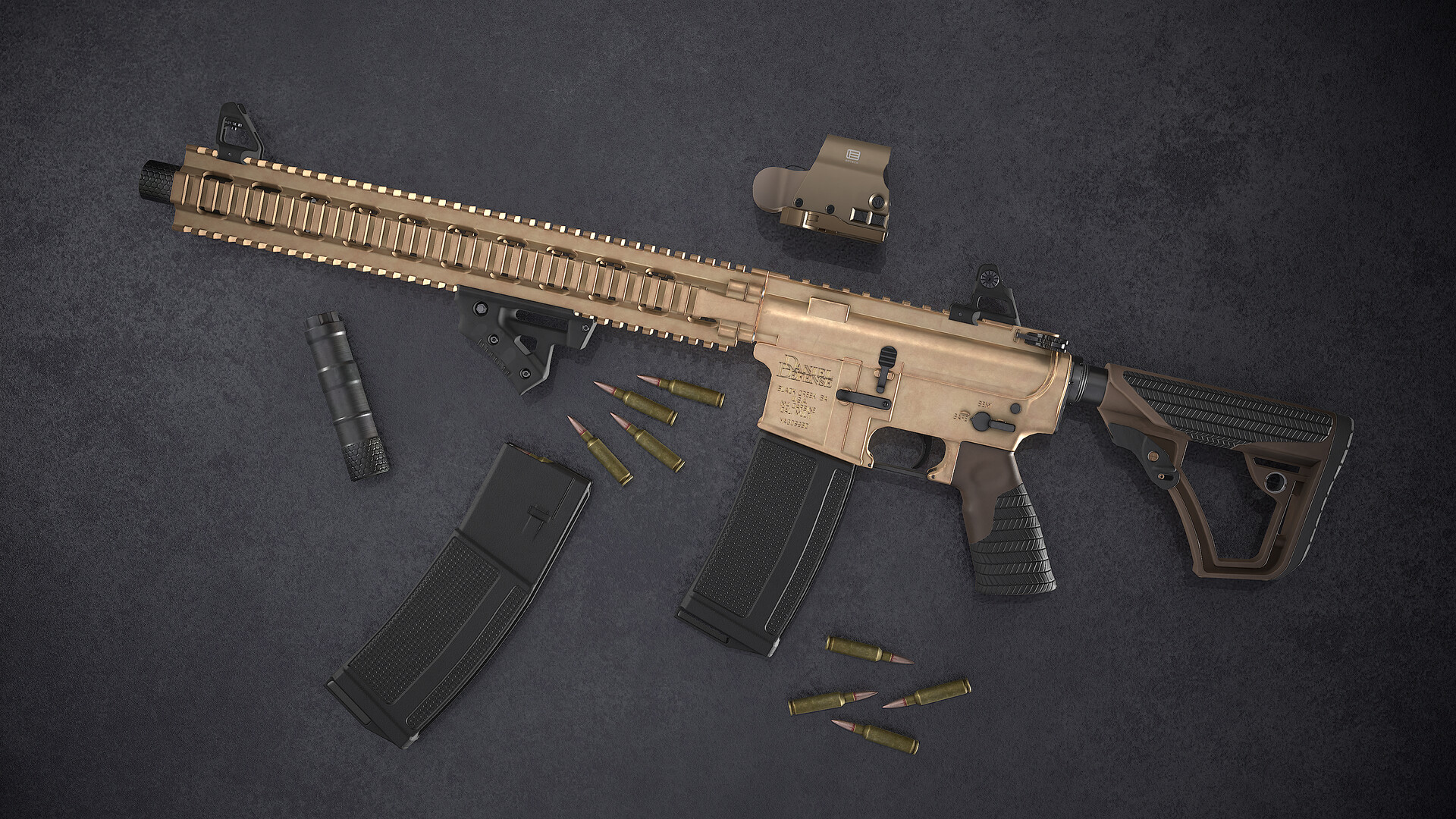 ArtStation - M4 Daniel Defense