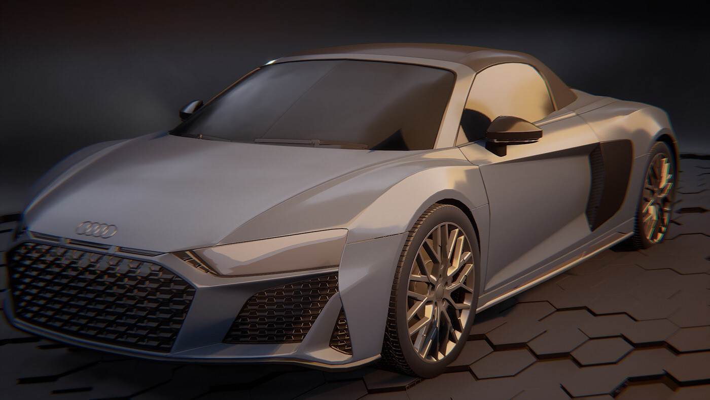 ArtStation - Audi R8 Spyder