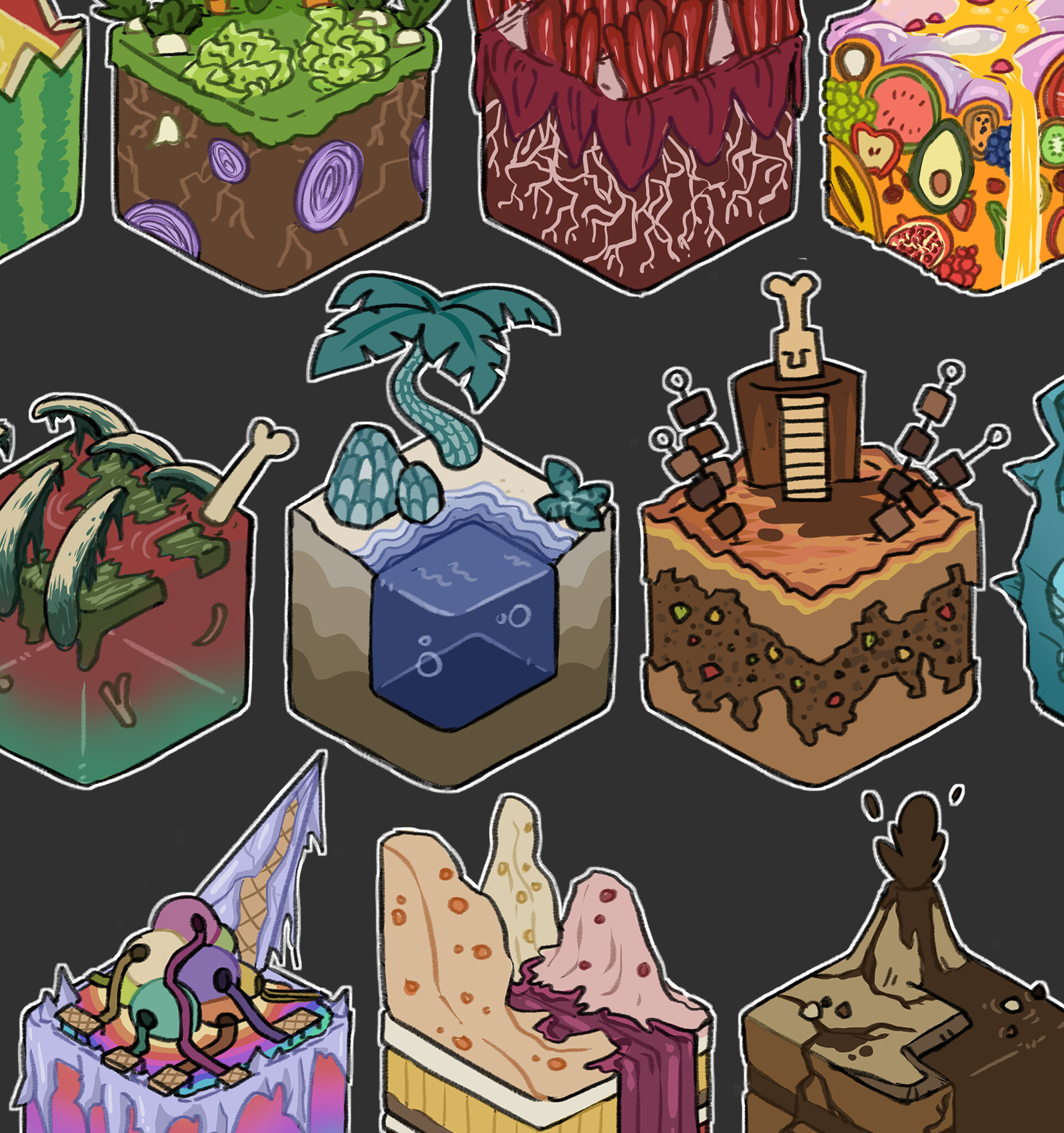 ArtStation - Food Islands