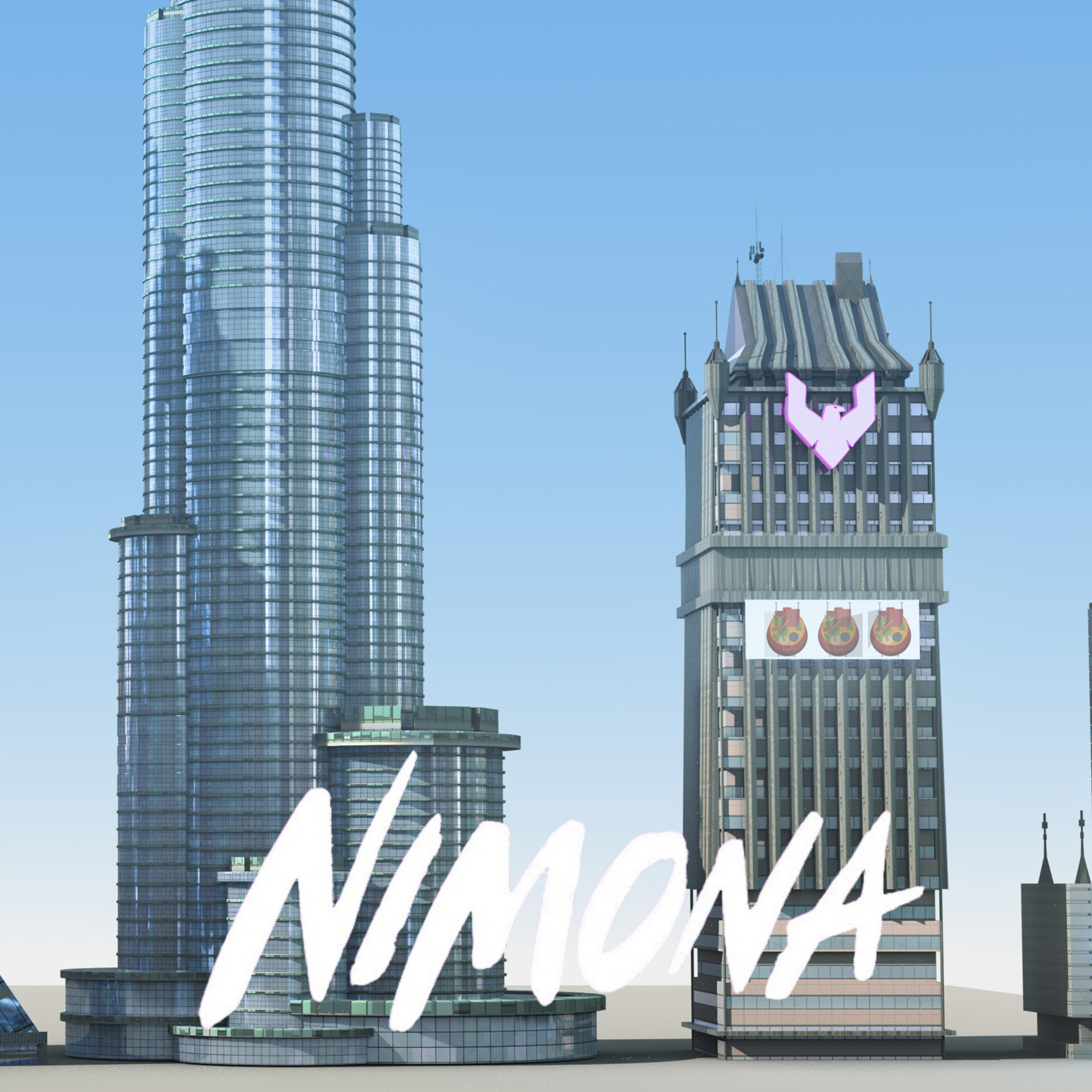 ArtStation - Nimona building Visual Development