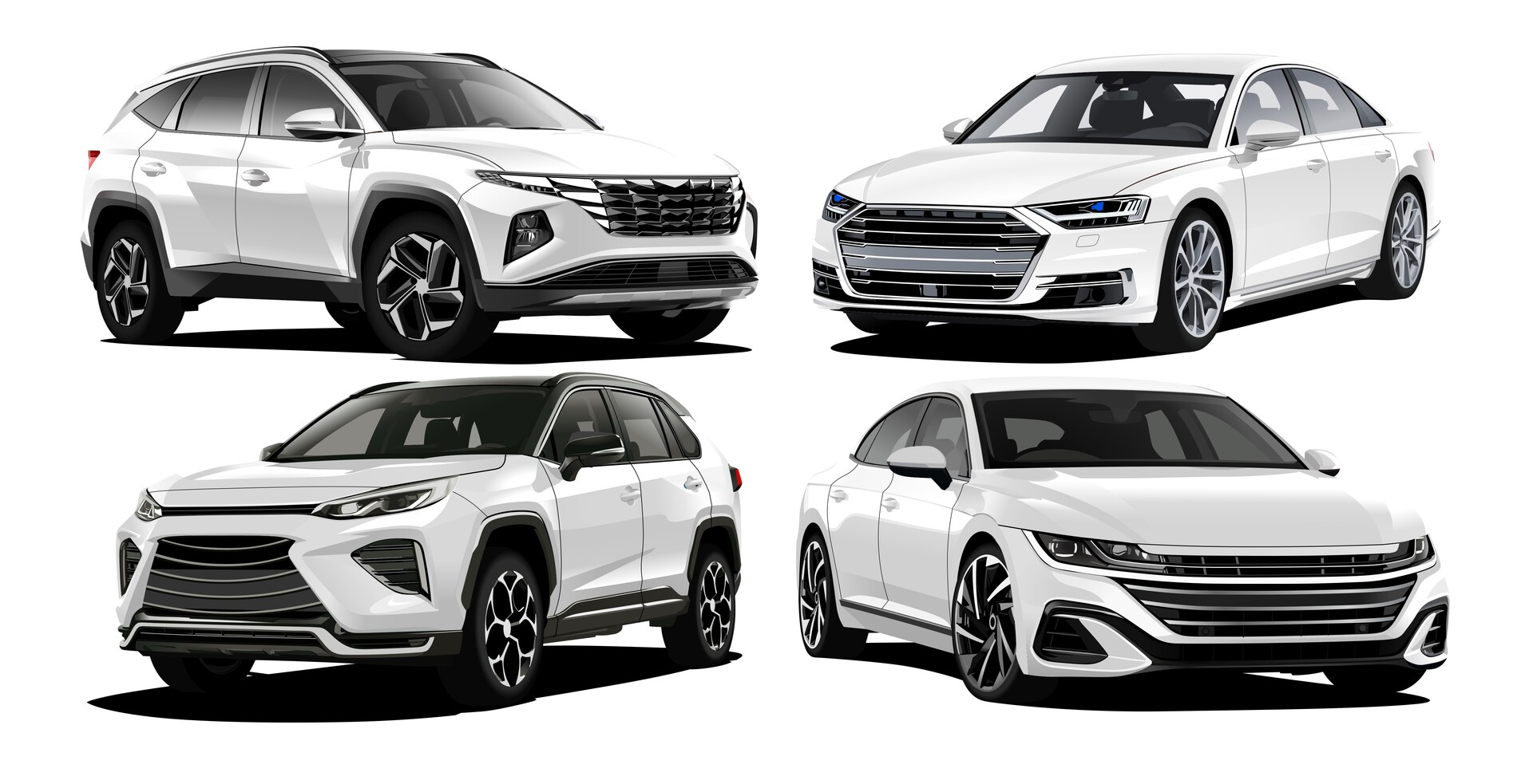 ArtStation - White Car Collection