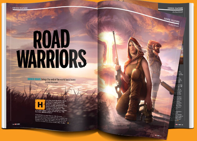 ArtStation - PC Gamer Magazine inside spread artwork