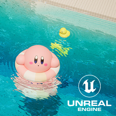 ArtStation - Kirby Animated Custom Scene for Wallpaper Engine