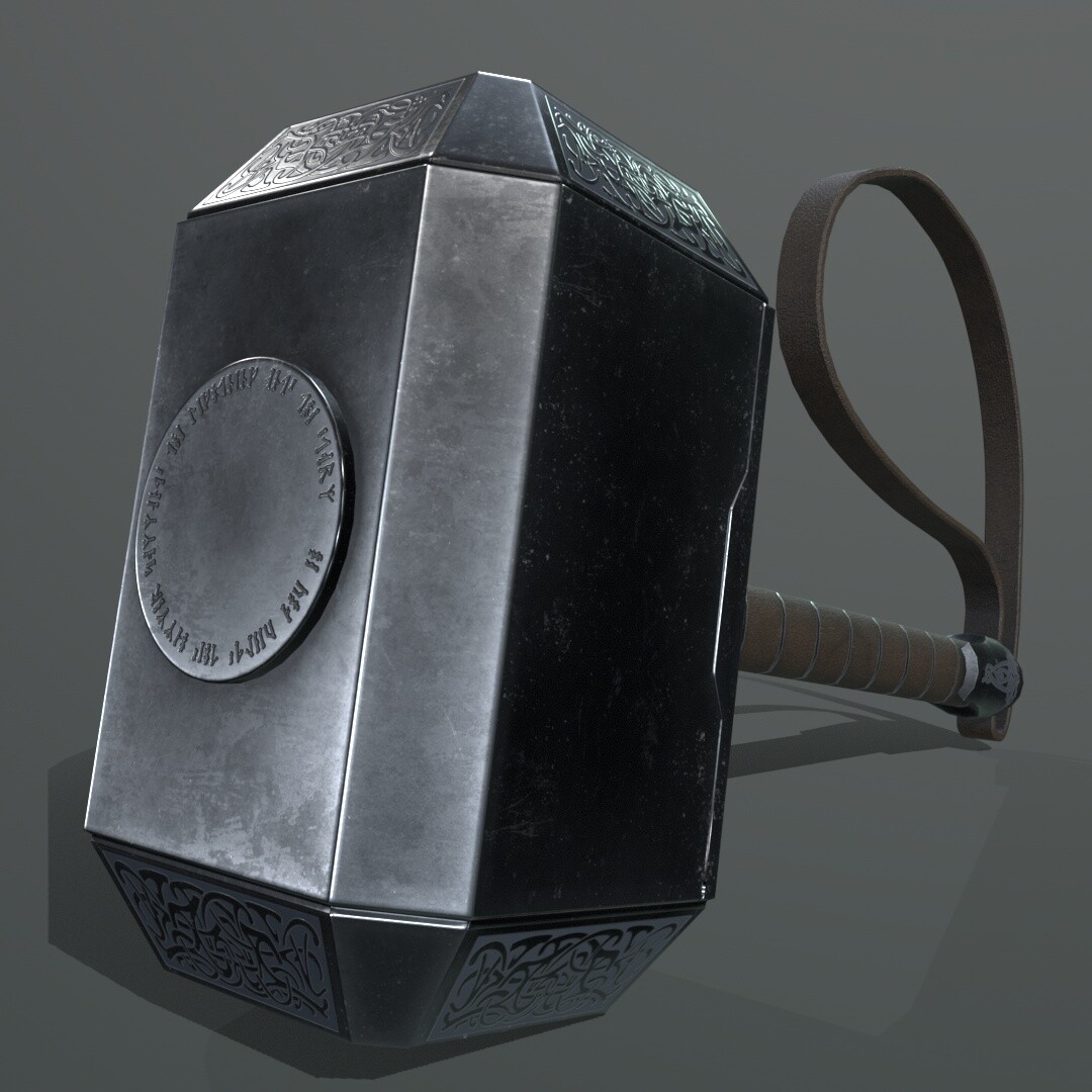 ArtStation - Mjolnir (MCU)