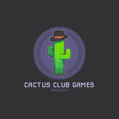 ArtStation - Splash Logo - Cactus Club Games