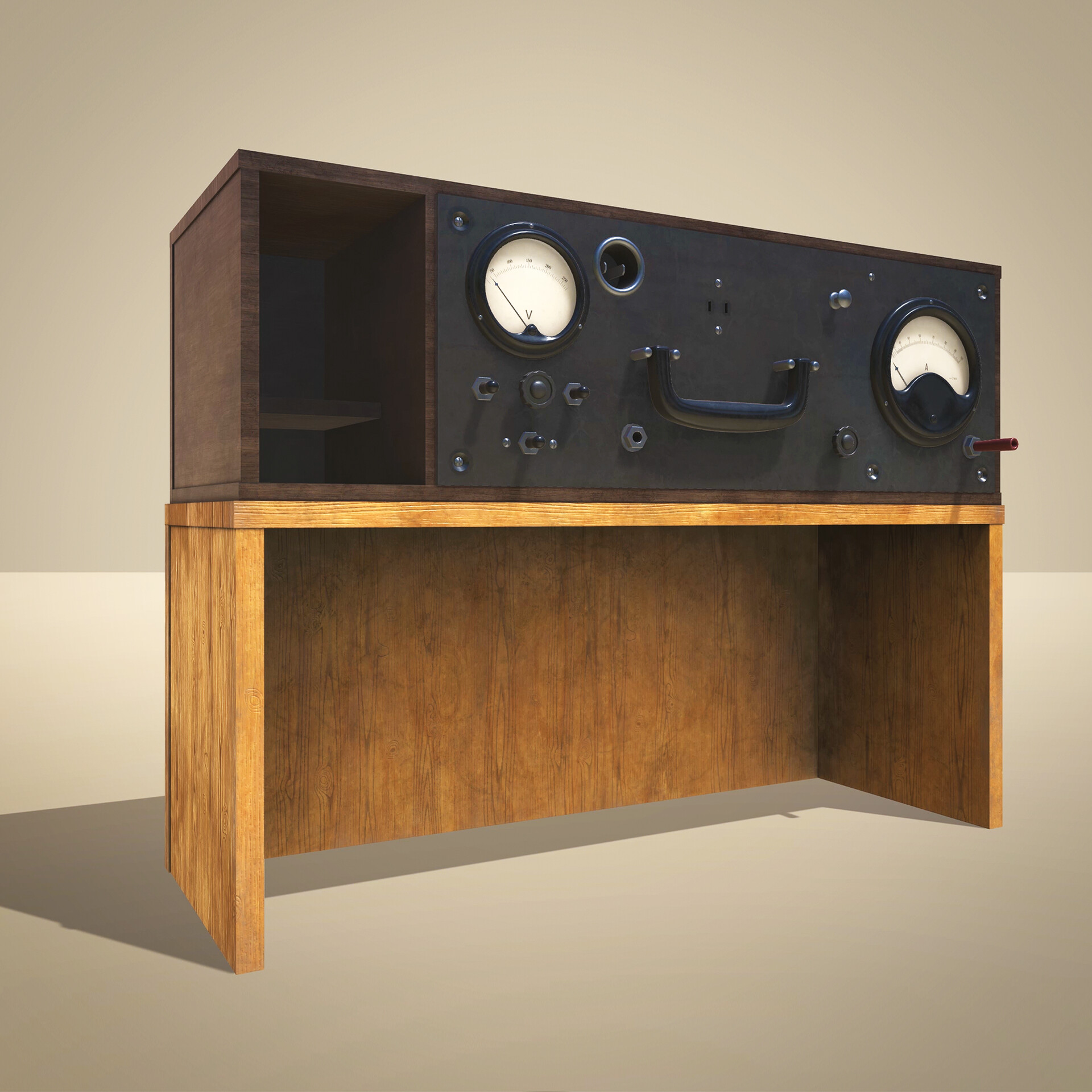 ArtStation - Vintage Electrical Stuff | Abbott's Profilometer