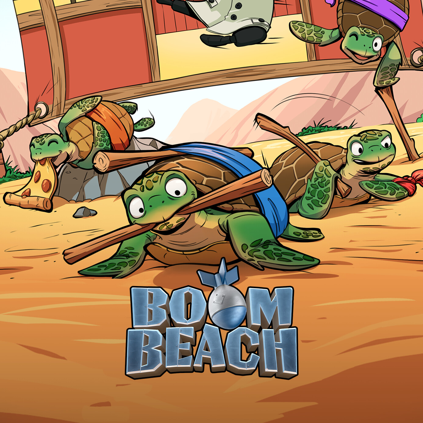ArtStation - Boom Beach - TMNT