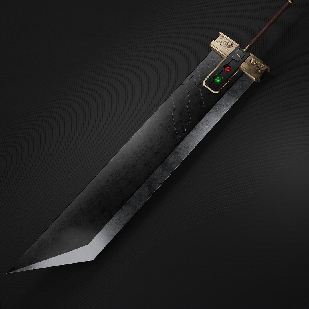 ArtStation - Buster Sword - Personal Studying Model